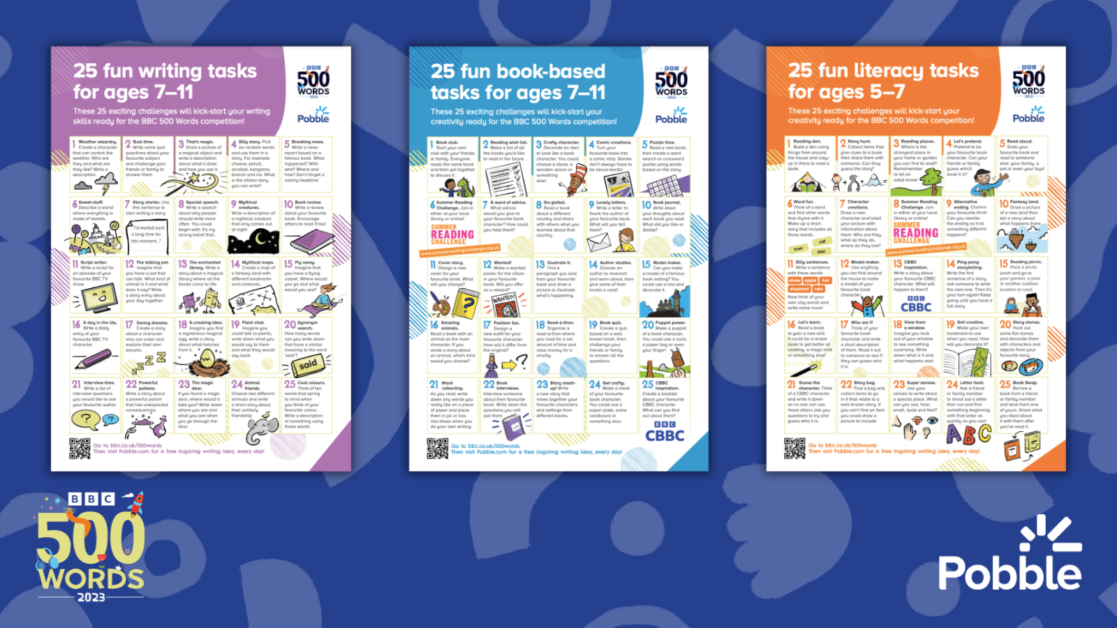 Inspire writing creativity for the BBC's 500 Words Competition