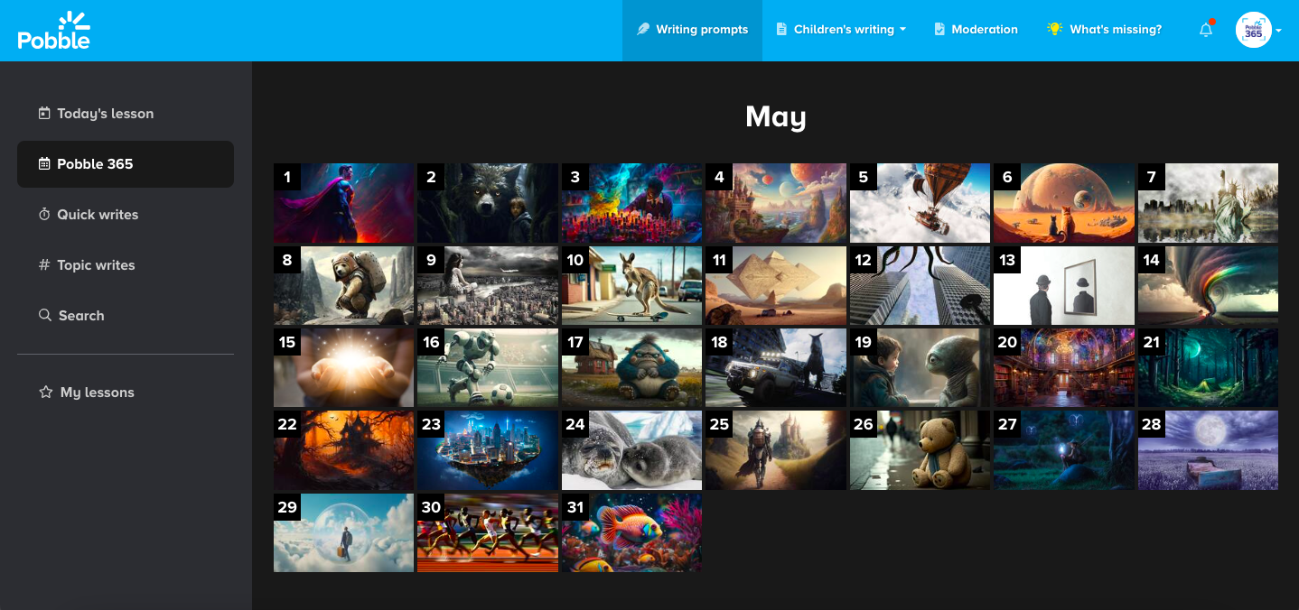 Pobble writing lessons and how they can work for you