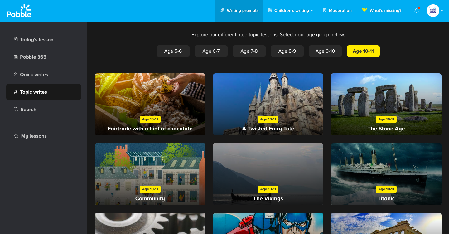 Pobble writing lessons and how they can work for you