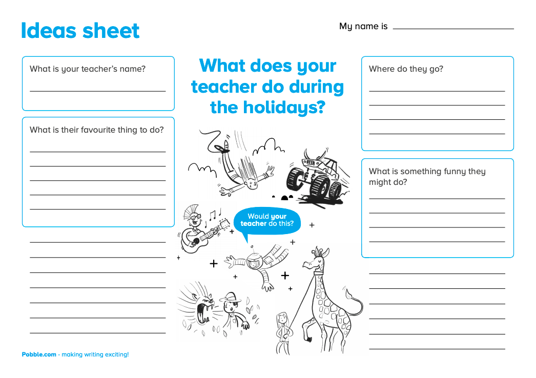 Free writing resource: The secret lives of teachers