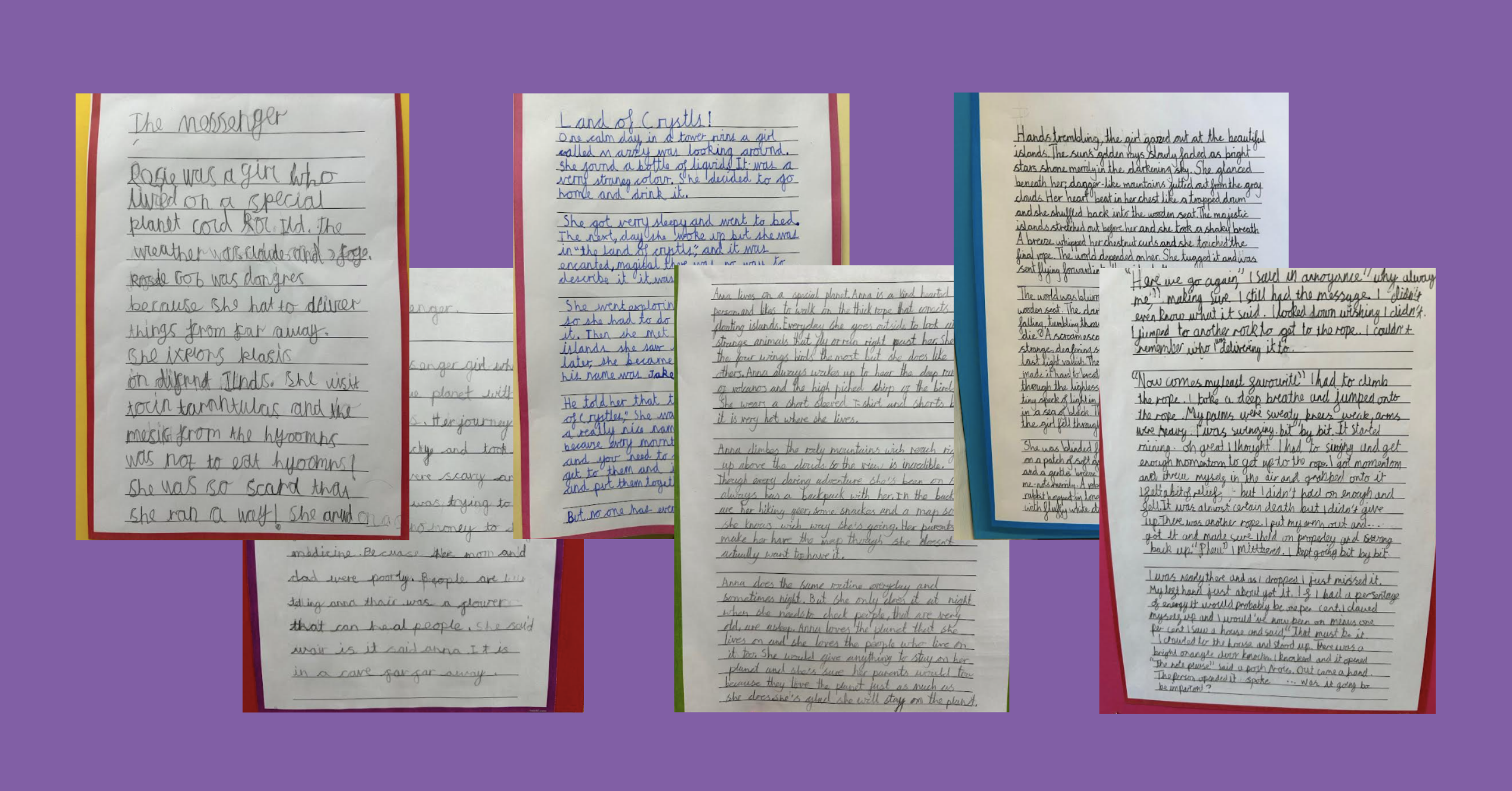 How one school celebrated writing progress across all primary year groups