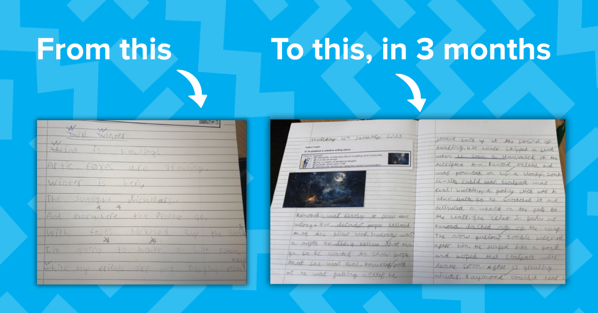 What helped our SEN pupils write more, write better and love it